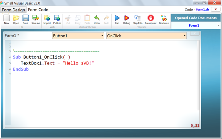 Small Visual Basic - Visual Studio Marketplace